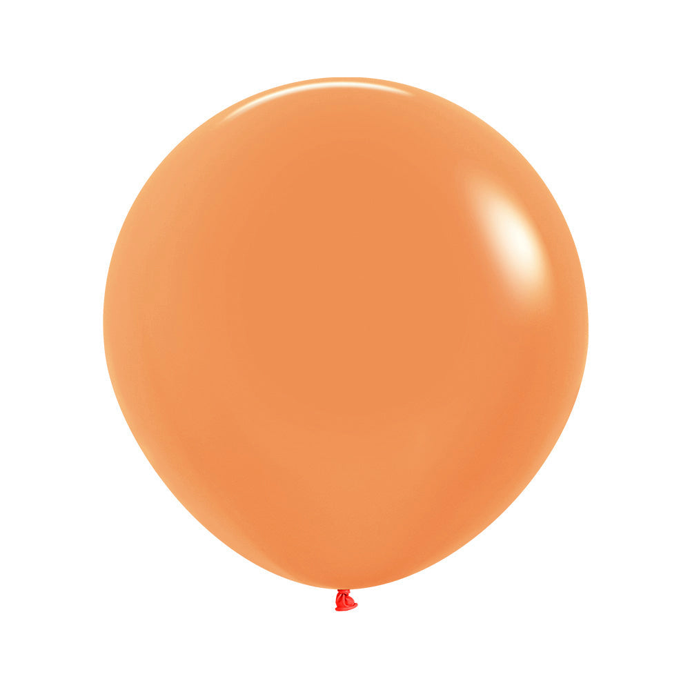 NEON ORANGE ROUND LATEX PARTY BALLOON | SEMPERTEX COLOMBIA– B2B ...