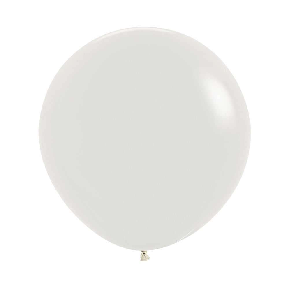 GLOBO LATEX REDONDO PASTEL DUSK CREMA– B2B Internacional